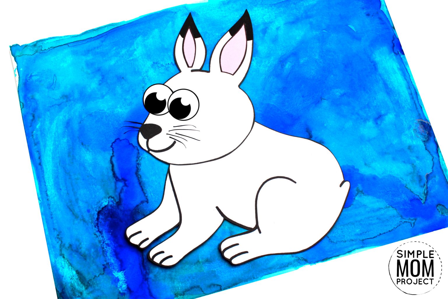 Free Printable Arctic Hare Craft for Kids with Template