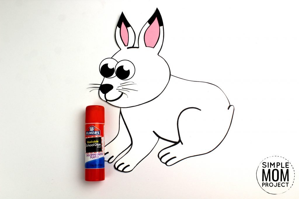 Free Printable Arctic Hare Craft for Kids with Template