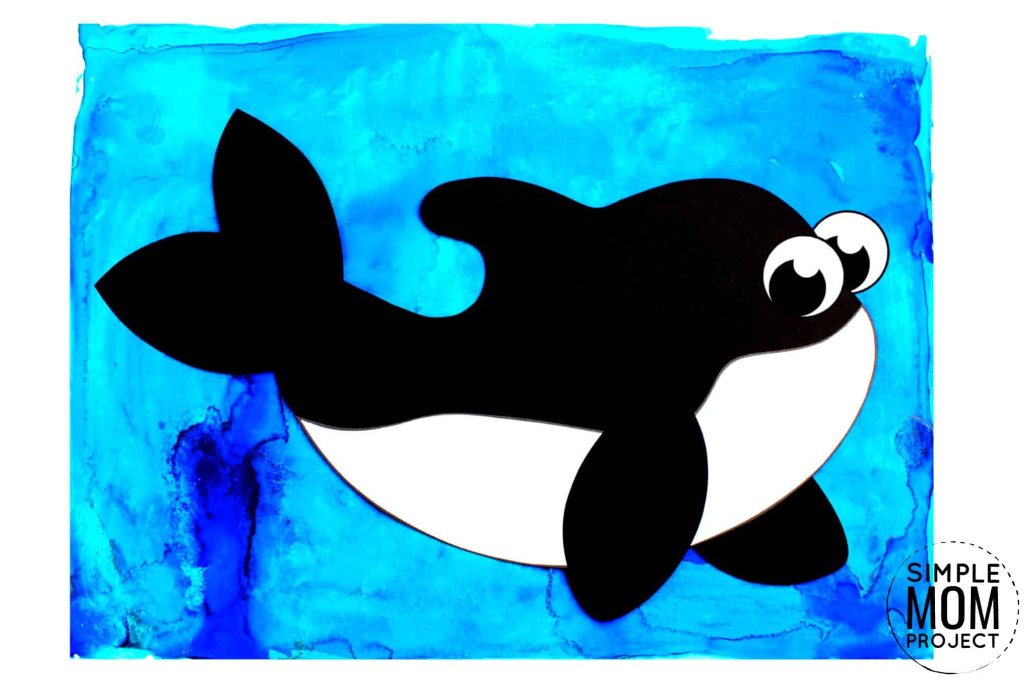 Easy DiY Killer Whale Orca Craft for Kids - Simple Mom Project