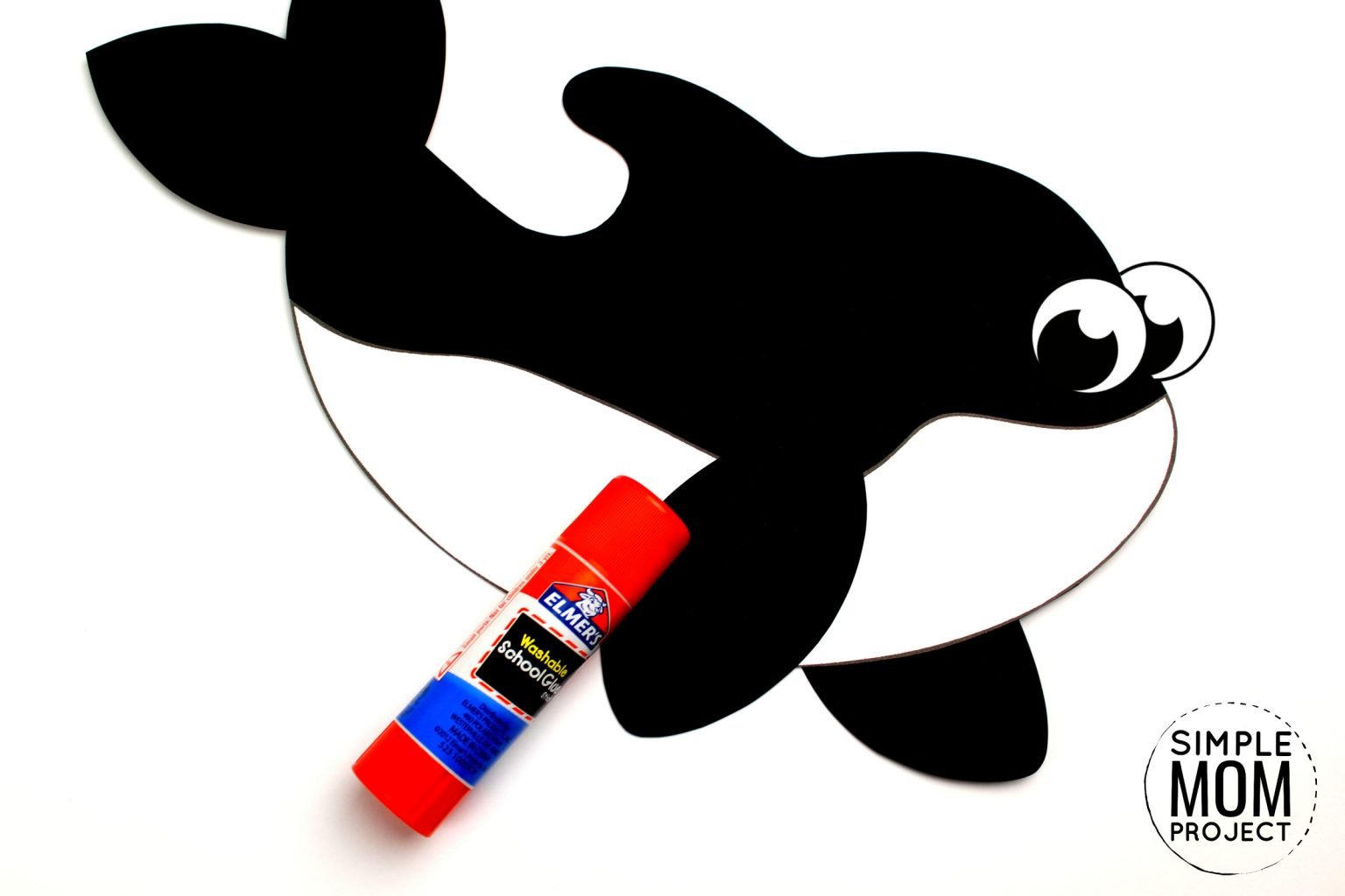 Easy DiY Killer Whale Orca Craft for Kids - Simple Mom Project