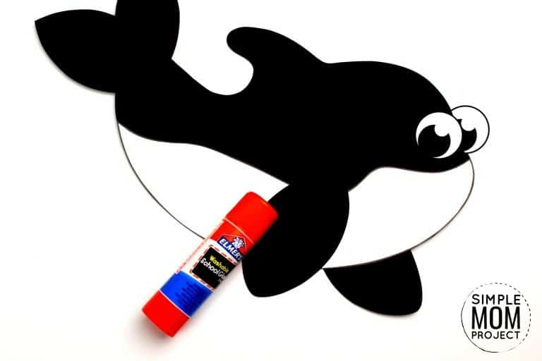 Easy DiY Killer Whale Orca Craft for Kids - Simple Mom Project