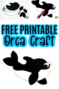 Easy DiY Killer Whale Orca Craft for Kids - Simple Mom Project