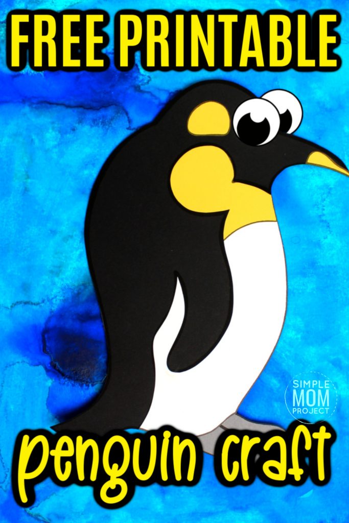 Easy Arctic Penguin Craft for Kids with Free Template – Simple Mom Project