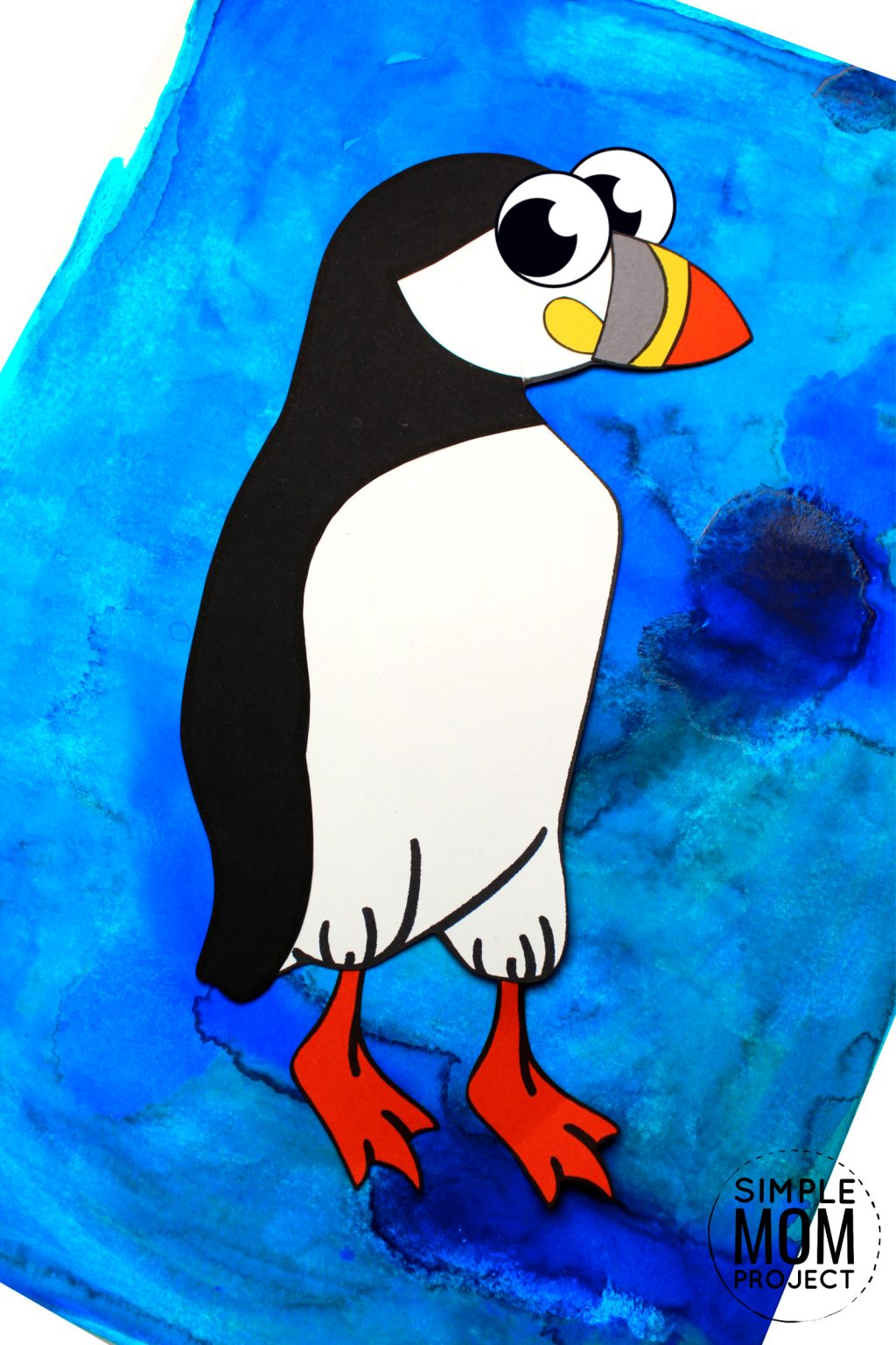 Cut and Paste Puffin Craft for Kids with Free Template – Simple Mom Project
