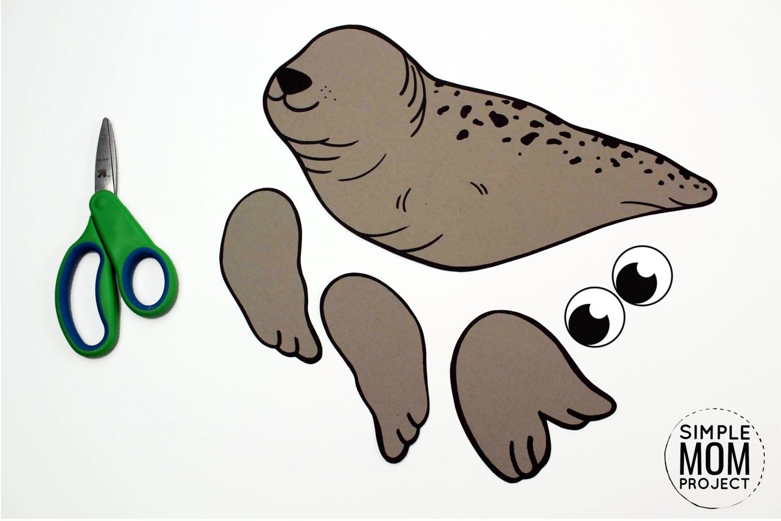 Easy Arctic Seal Craft for Kids – Free Printable Template