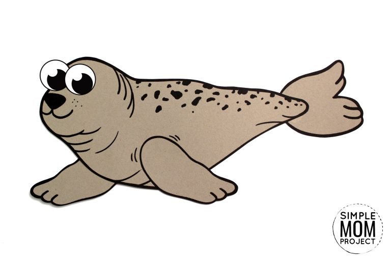 Easy Arctic Seal Craft for Kids – Free Printable Template