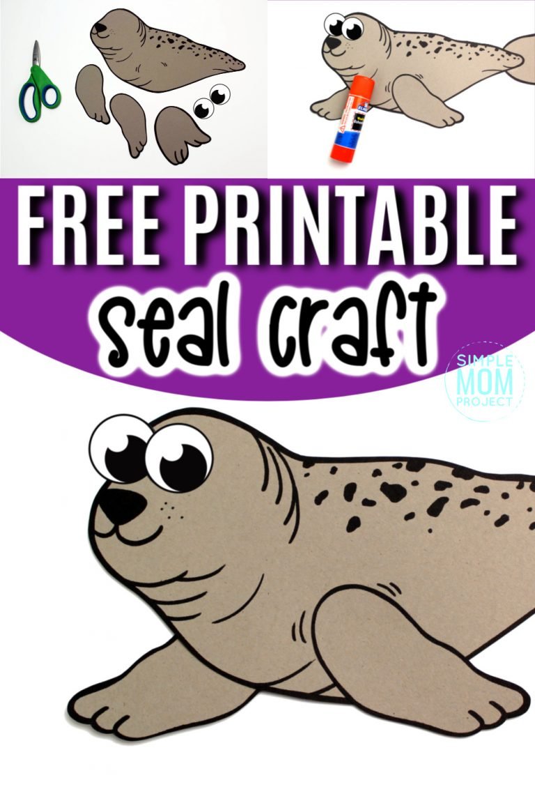 Easy DiY Arctic Seal Craft for Kids with Free Template