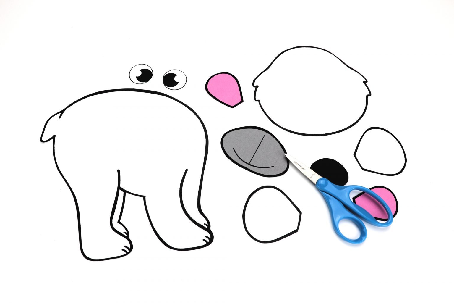 Easy Polar Bear Arctic Animal Craft for Kids – Simple Mom Project