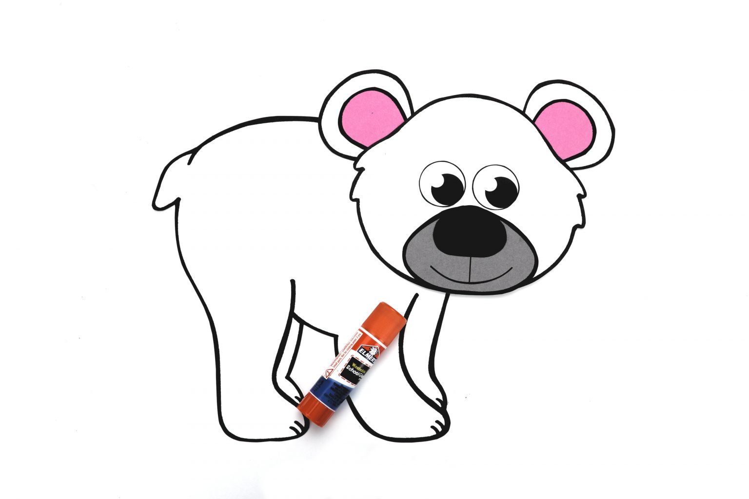 Easy Polar Bear Arctic Animal Craft For Kids Simple Mom Project easy-polar-bear-arctic-animal-craft-for-kids-simple-mom-project