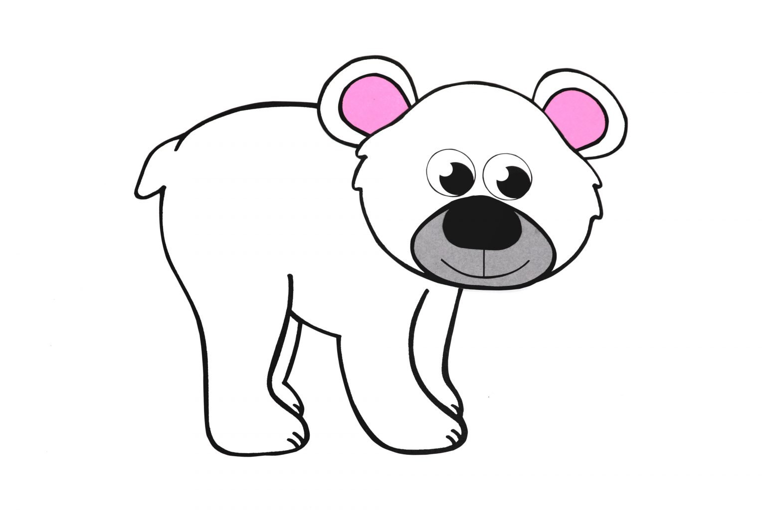 Easy Polar Bear Arctic Animal Craft for Kids - Simple Mom Project