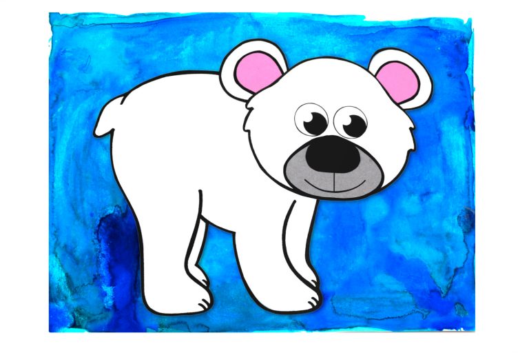 Easy Polar Bear Arctic Animal Craft for Kids – Simple Mom Project