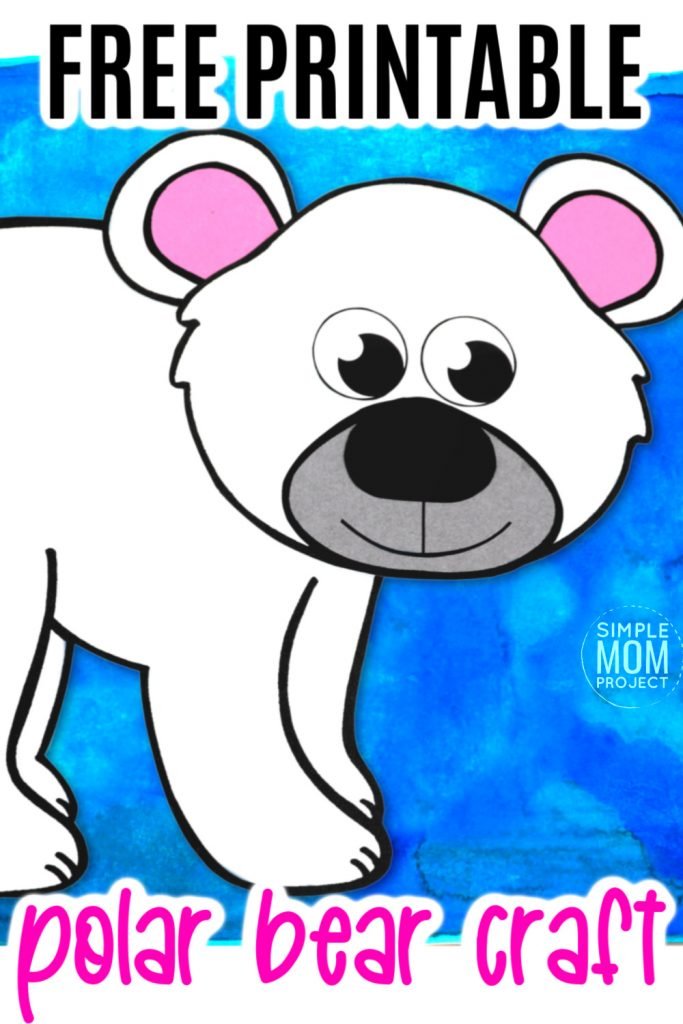 Easy Polar Bear Arctic Animal Craft for Kids - Simple Mom Project