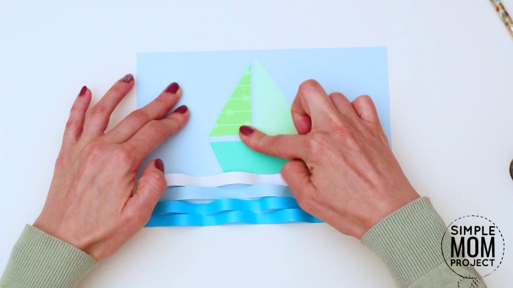 Easy Preschool Sailboat Paper Craft for Kids - Simple Mom Project