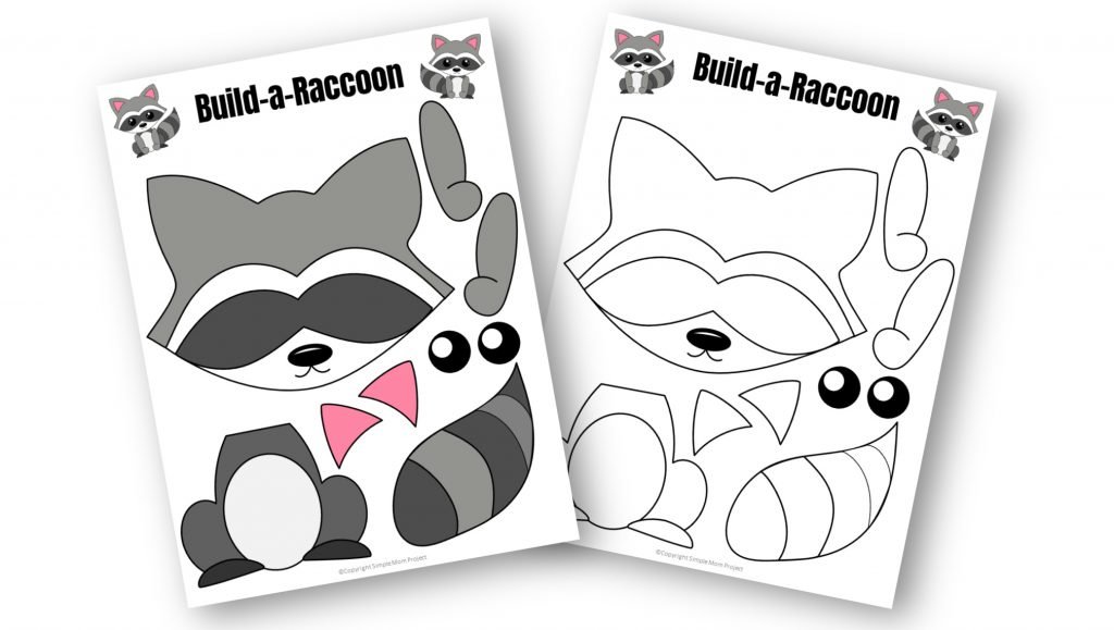 Free Printable Forest Raccoon Craft for Kids – Simple Mom Project