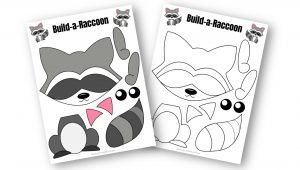 Free Printable Raccoon Craft for Kids | Woodland Animal Template ...