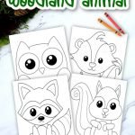 Free Printable Woodland Squirrel Coloring Page - Simple Mom Project