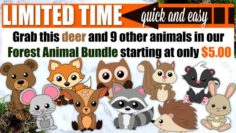 Free Printable Cut and Paste Deer Craft for Kids - Simple Mom Project