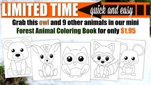 Free Printable Woodland Owl Template - Simple Mom Project