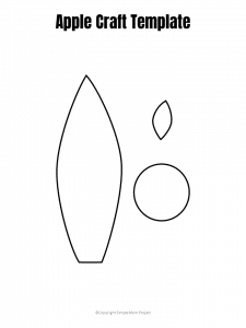 Easy DiY Paper Apple Craft for Kids - Simple Mom Project