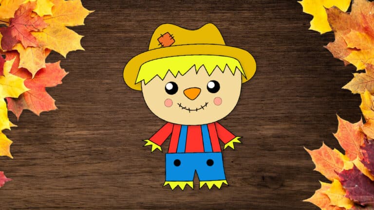 Free Printable Scarecrow Craft Template - Simple Mom Project