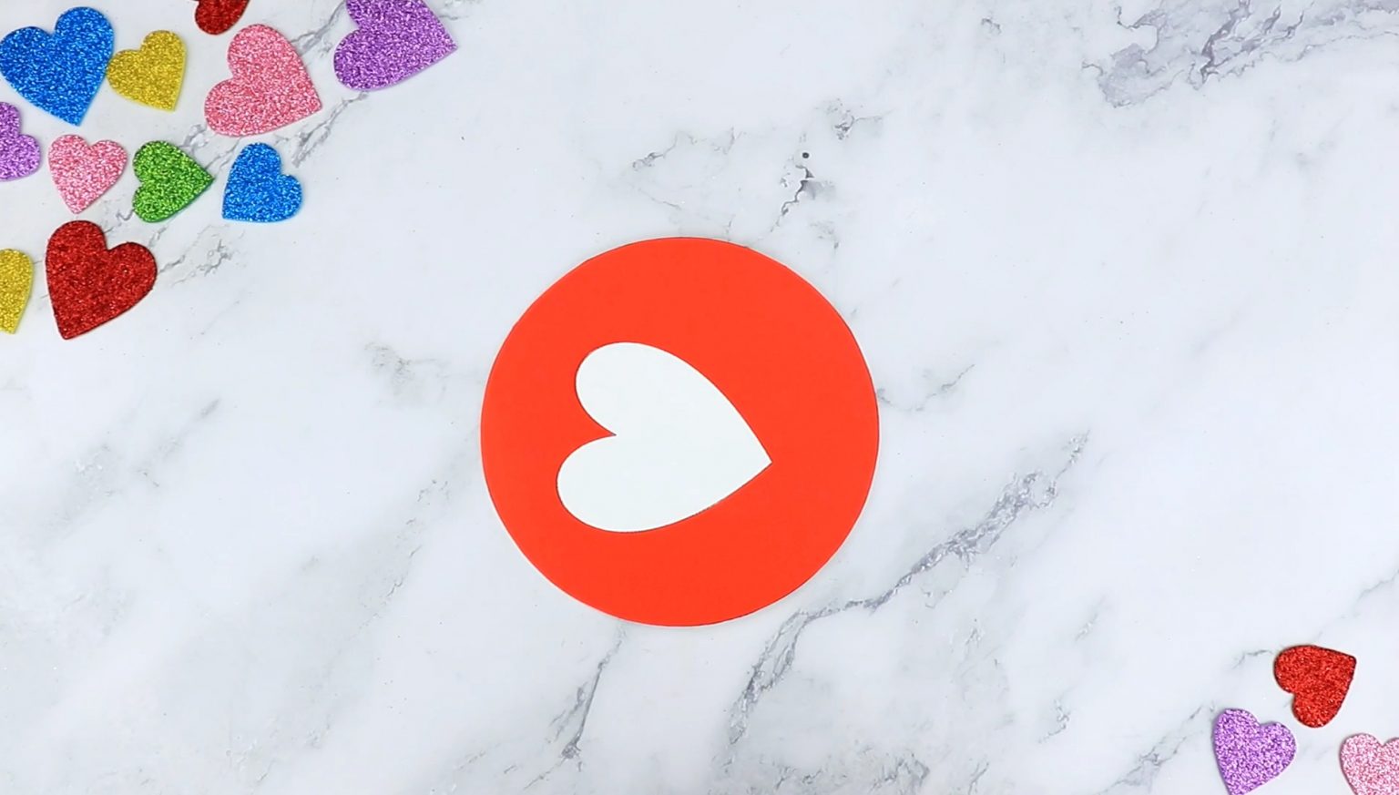 Free Printable Cut and Paste Heart Fish Craft with Fish Template