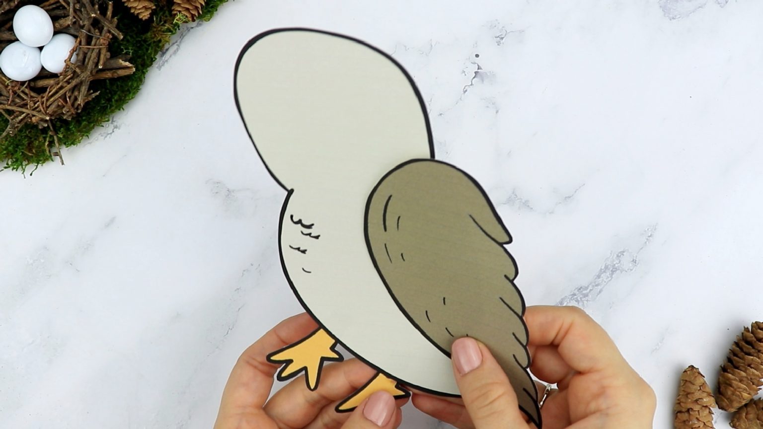 Easy and Free Barn Owl Craft Printable for Kids