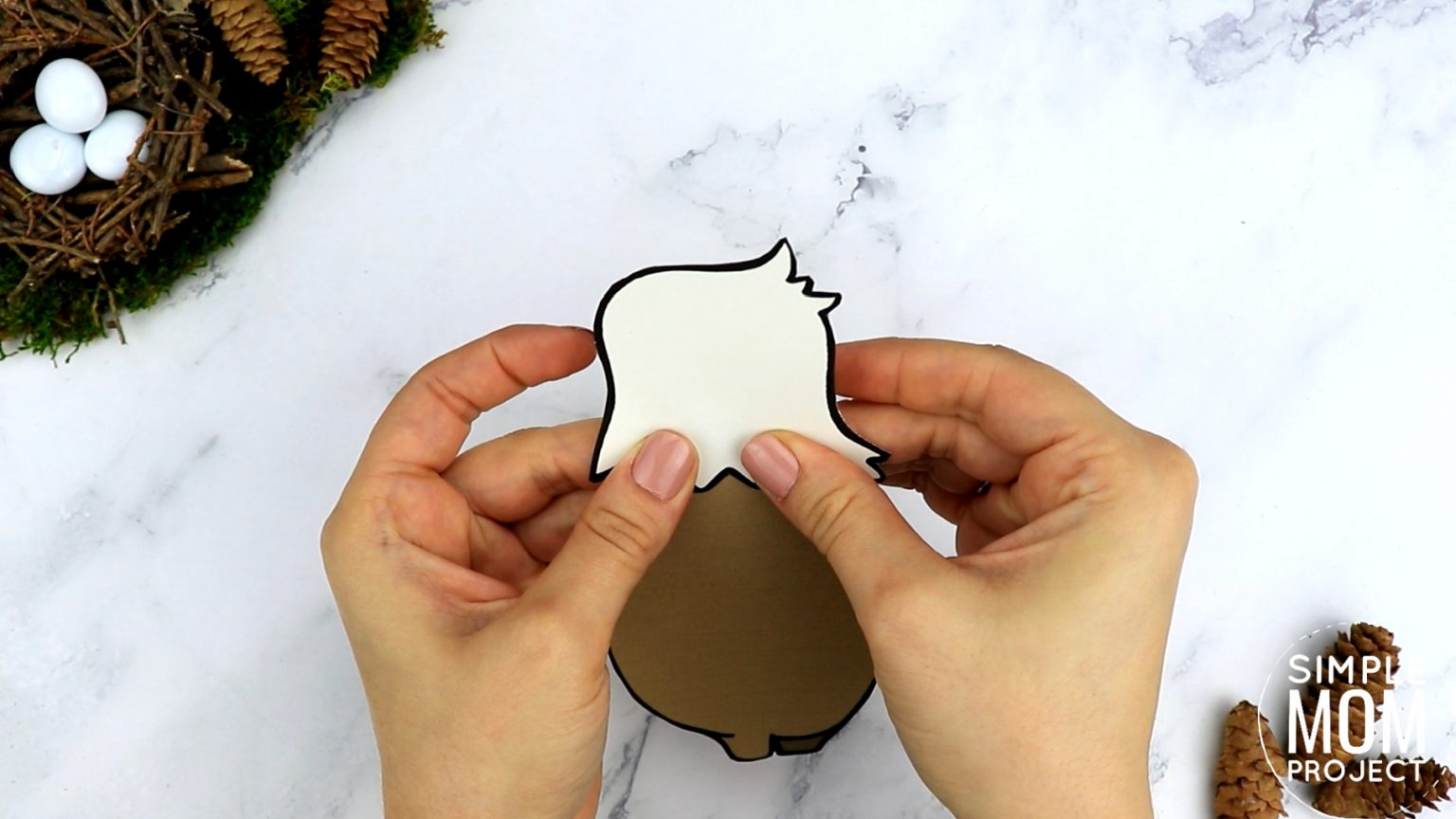 Free Printable Cut and Paste Bald Eagle Craft for Kids