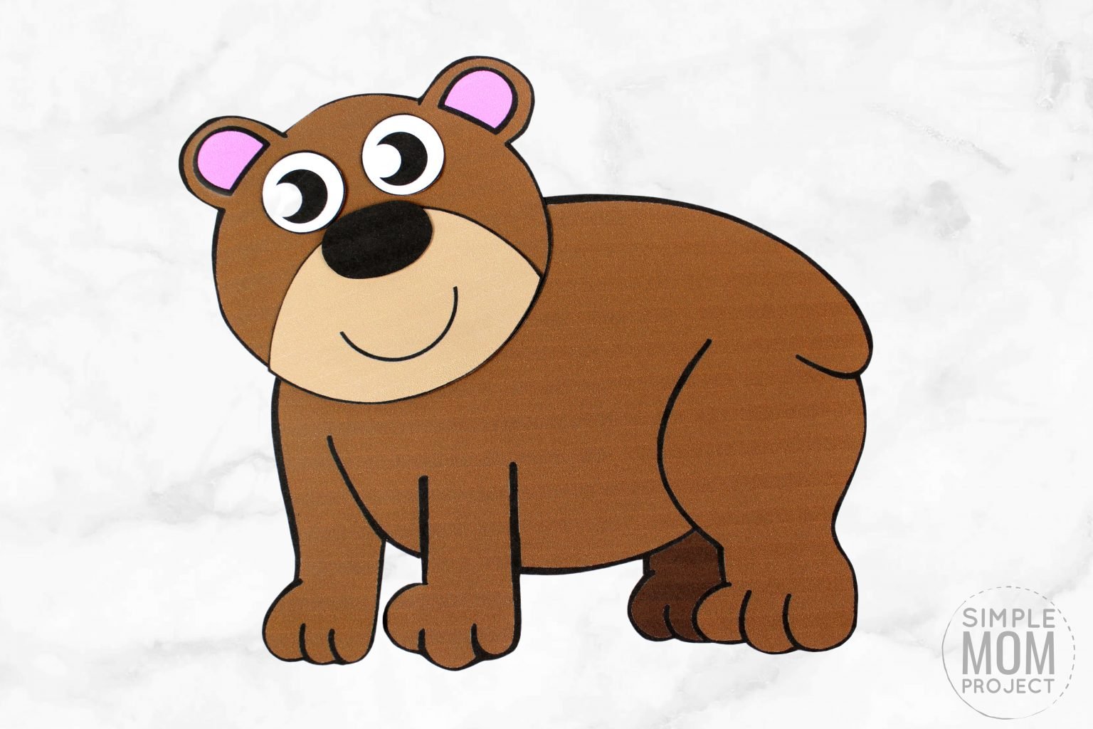 Free Printable Brown Bear Craft for Kids - Simple Mom Project