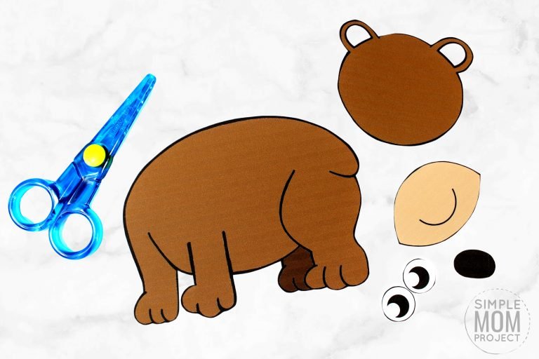 Free Printable Brown Bear Craft for Kids - Simple Mom Project