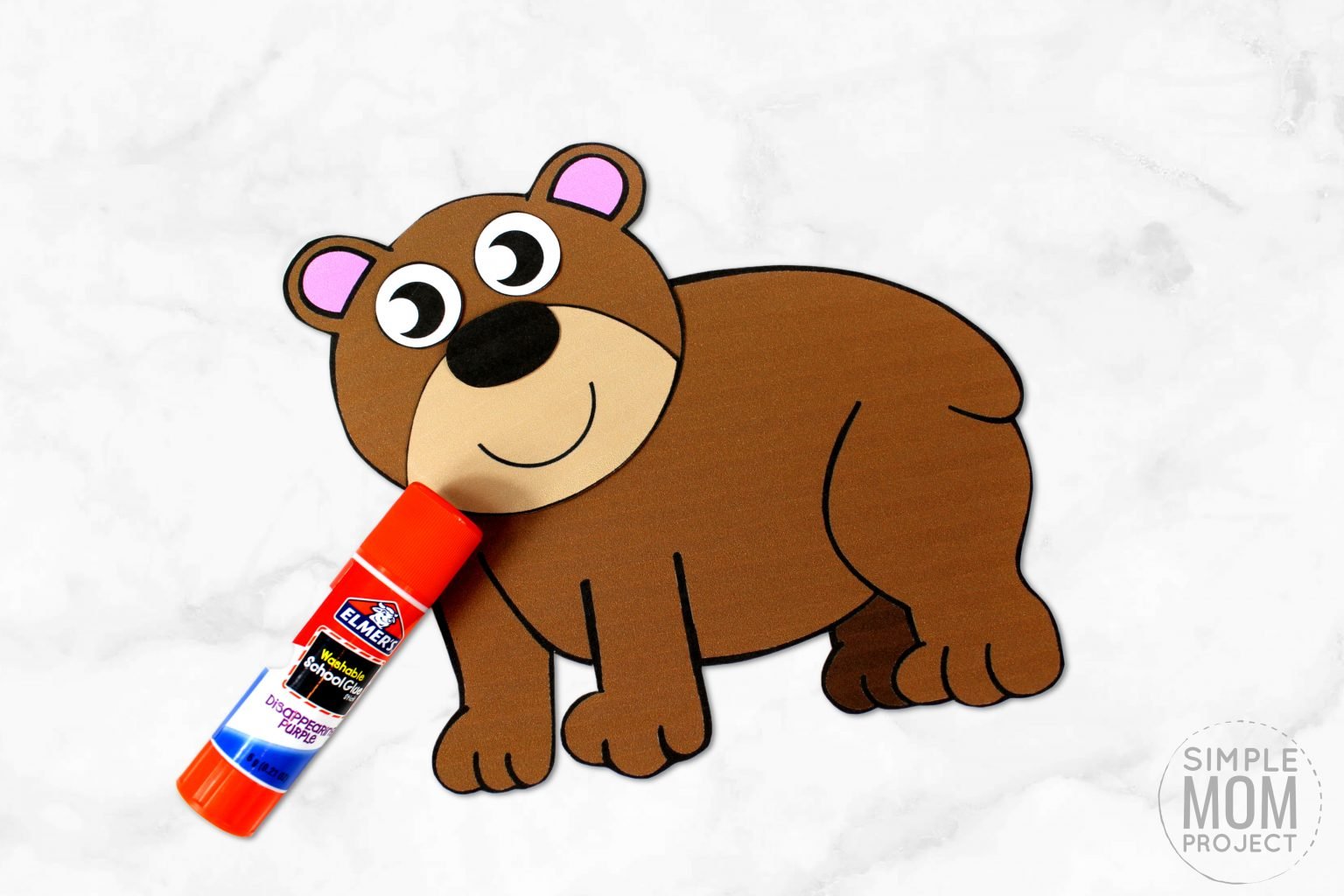 Free Printable Brown Bear Craft for Kids - Simple Mom Project