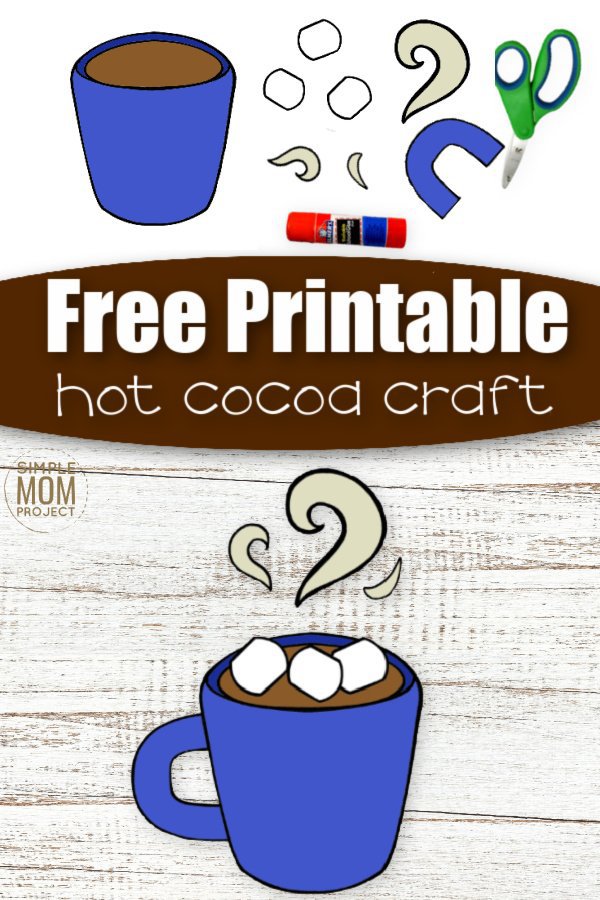 Cut And Paste Hot Chocolate Mug Craft Simple Mom Project