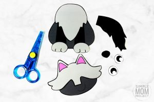 Free Printable Wolf Craft with Free Wolf Template