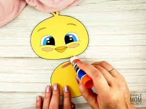Free Cut and Paste Baby Chick Craft with Template – Simple Mom Project