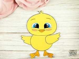 Free Printable Baby Chick Craft | Easy Cut and Paste Activity for Kids