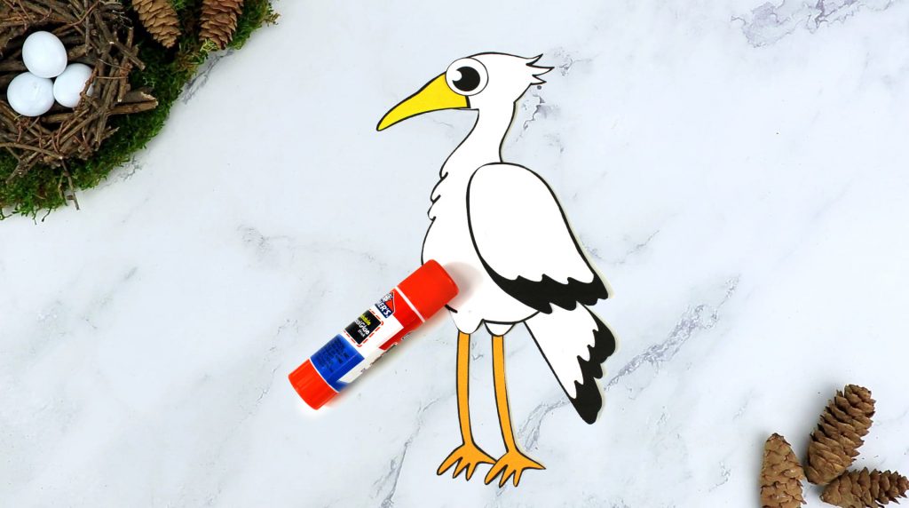 Free Printable Stork Bird Craft for Kids - Simple Mom Project