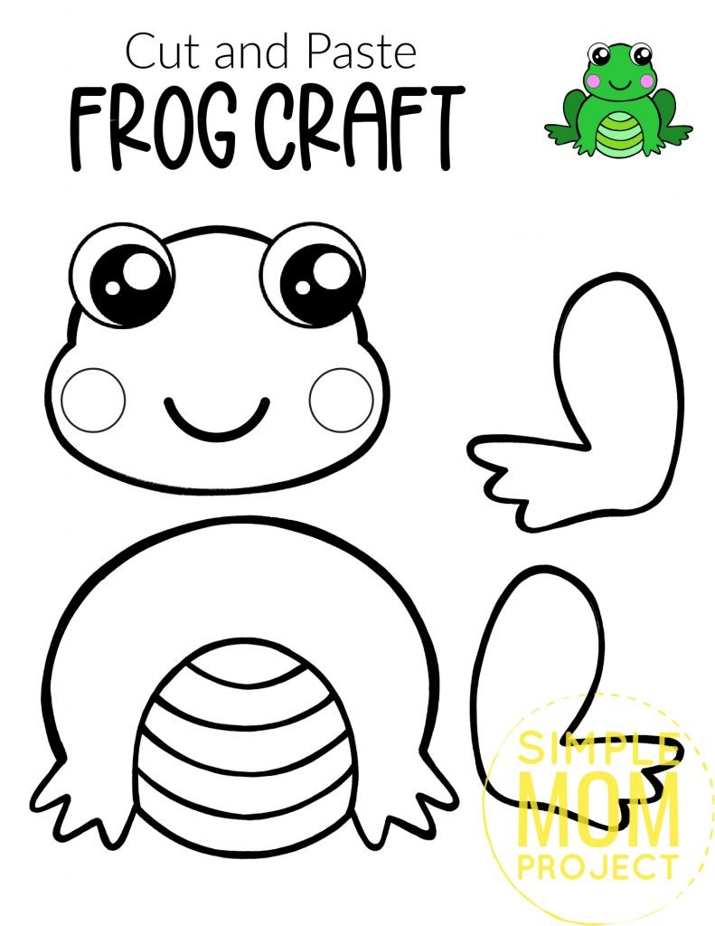 Free Printable Frog Craft Template – Simple Mom Project