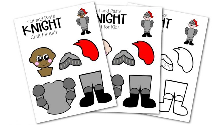 Free Printable Knight Craft Template - Simple Mom Project