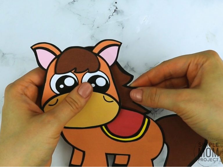 Free Printable Royal Horse Craft Template - Simple Mom Project