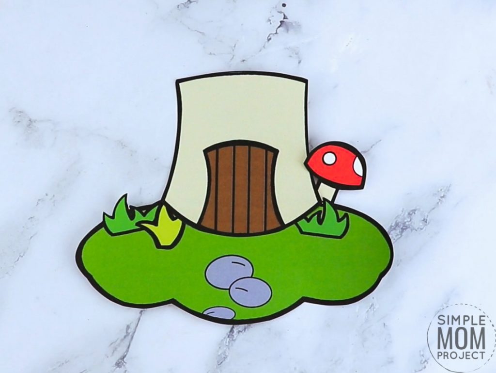 Free Printable Mushroom Craft Template – Simple Mom Project