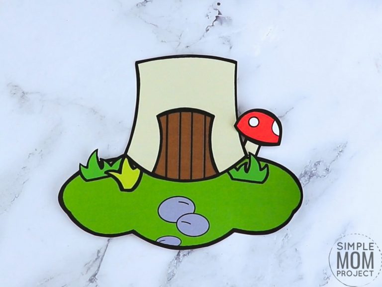 Free Printable Mushroom Craft Template - Simple Mom Project