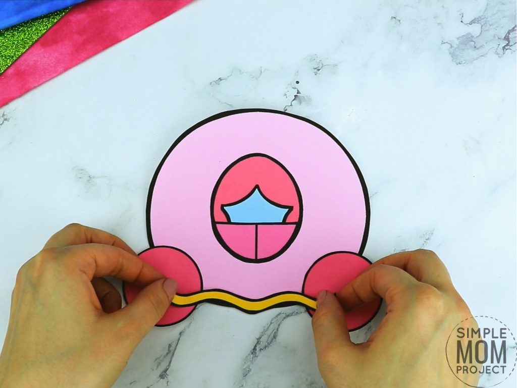 Free Printable Princess Carriage Craft Template