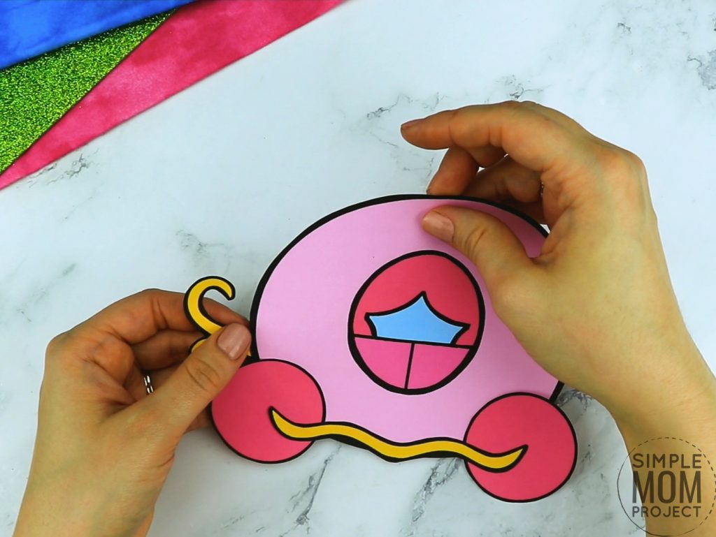 Free Printable Princess Carriage Craft Template