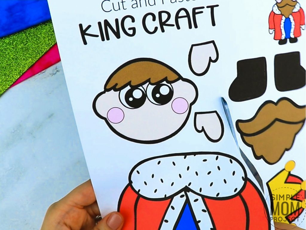Free Printable King Craft Template - Simple Mom Project