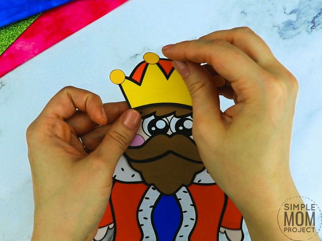 Free Printable King Craft Template - Simple Mom Project