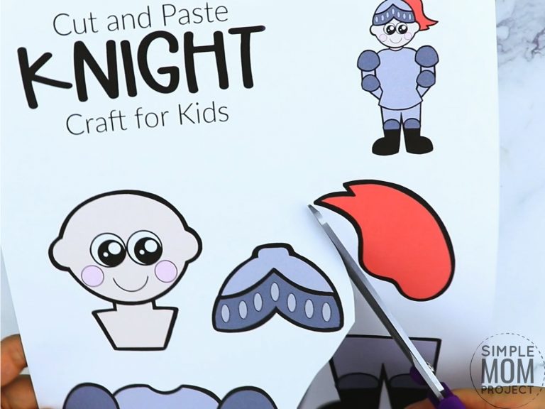 Free Printable Knight Craft Template - Simple Mom Project