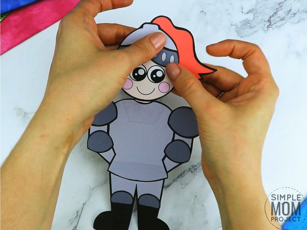 Free Printable Knight Craft Template - Simple Mom Project