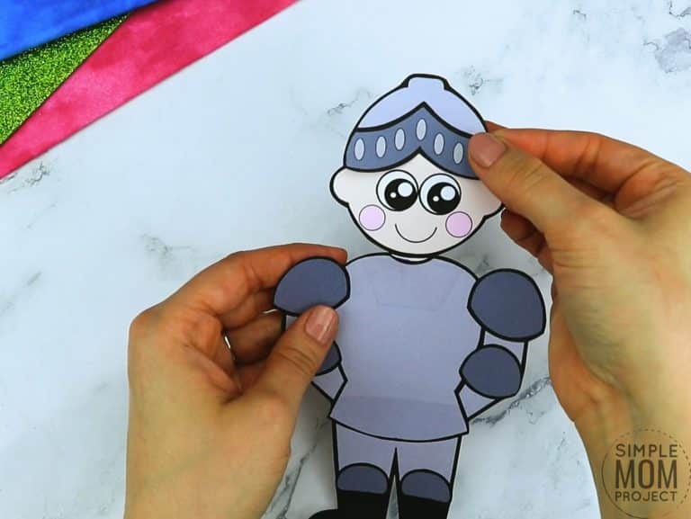 Free Printable Knight Craft Template - Simple Mom Project