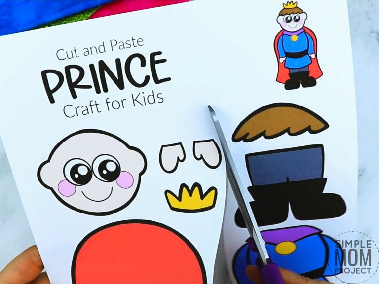 Free Printable Prince Craft Template - Simple Mom Project
