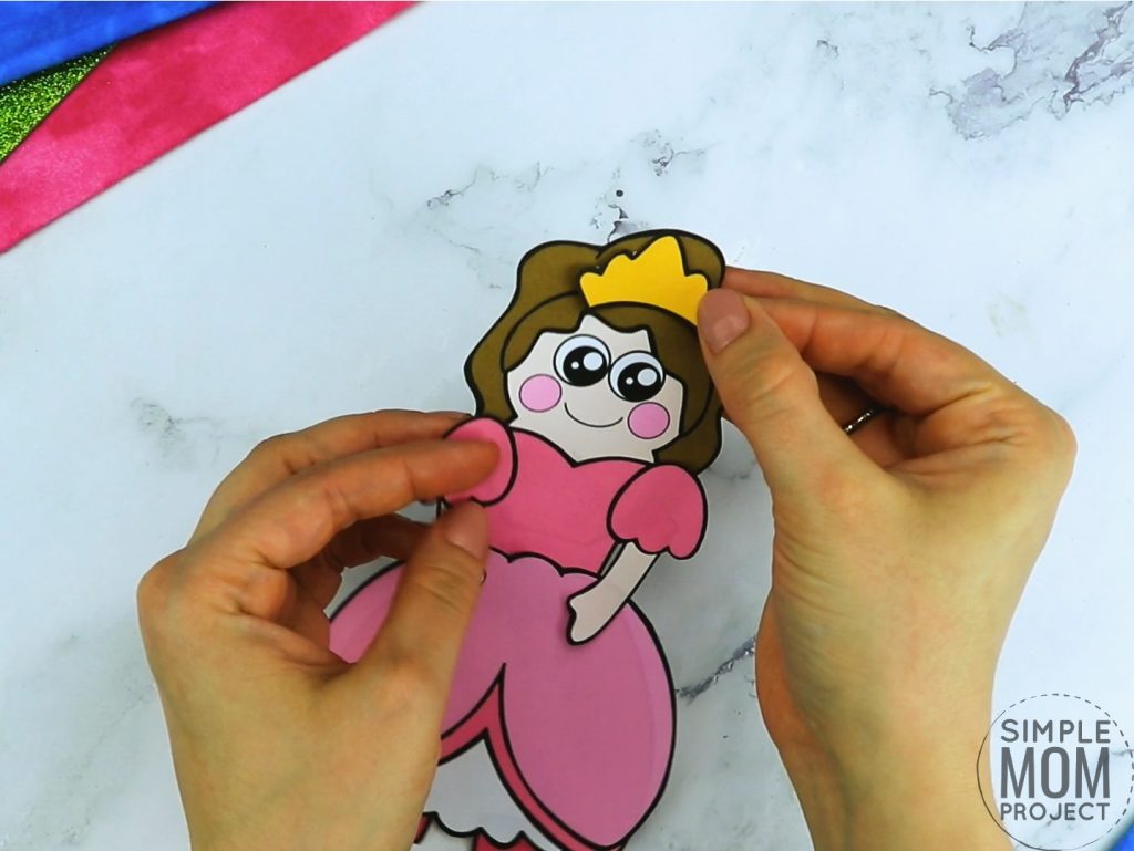 Free Printable Princess Craft Template - Simple Mom Project