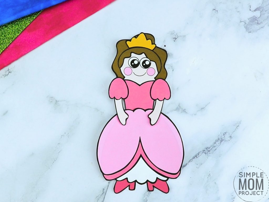 Free Printable Princess Craft Template - Simple Mom Project